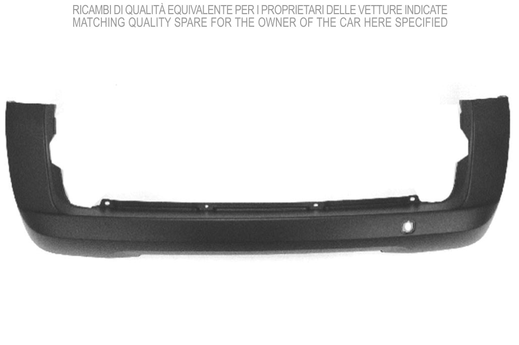 Pare-choc - ISAM - 1529120 - Citroën NEMO Break ( 04-2009 > ) Citroën NEMO Camionnette (AA ...